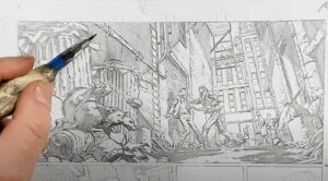 Adding Depth to Comic Panels - Hydra Comics