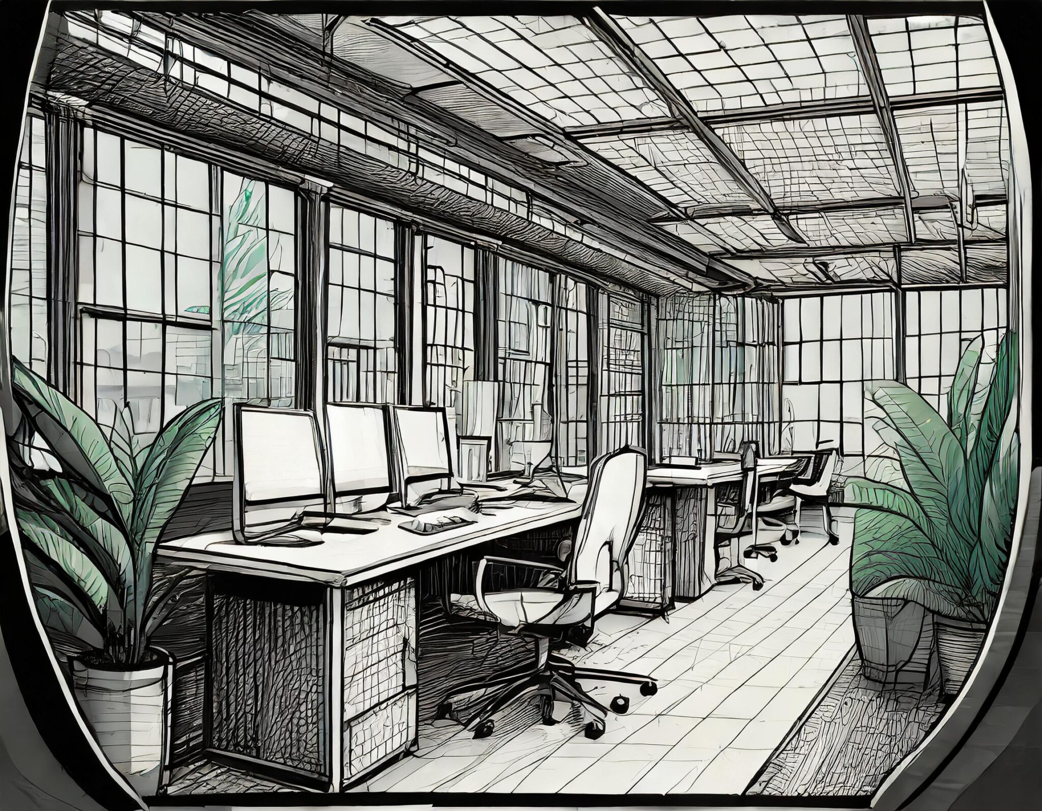 Beyond Straight Lines: 5-Point Perspective | Hydra Comics